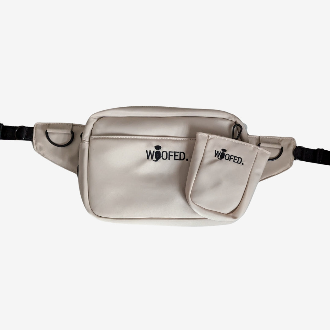 Multifunktionale Gassitasche - 2 in 1 Bauchtasche & Schultertasche Bei