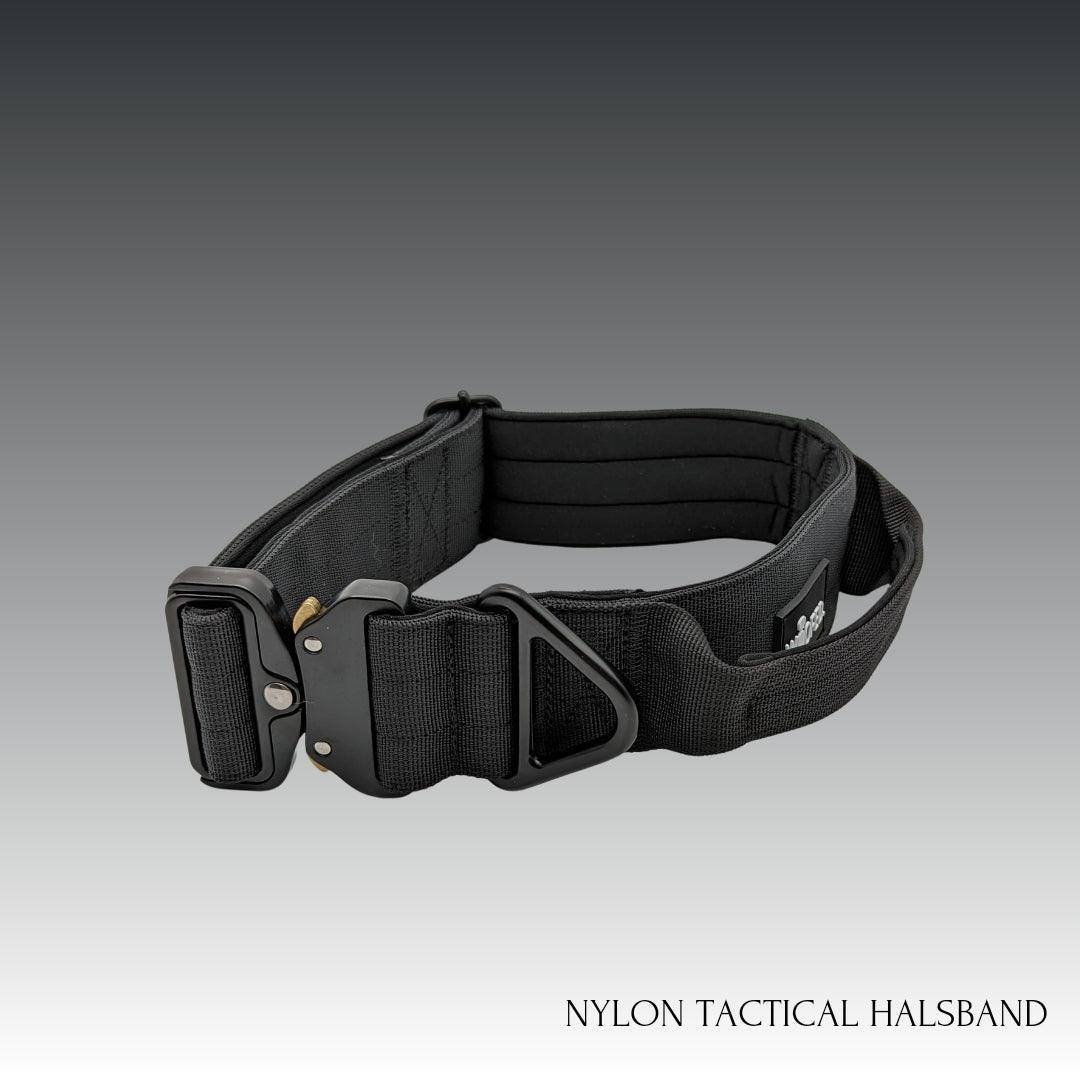 Nylon Tactical Collar Deep Black